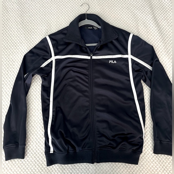 Fila | Jackets & Coats | Mens Fila Vintage Track Jacket Basketball Size ...